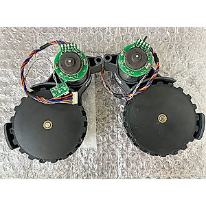 OYSTERBOY Replacement Vacuum Wheels Motor Module Compatible for Roborock S7 S5 MAX S50 MAX S55 MAX Robot Vacuum Cleaner Spare Part (Left + Right)