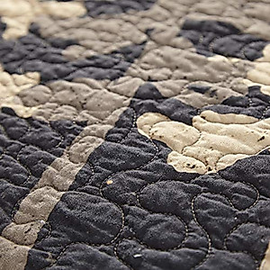 Donna Sharp Throw Blanket - Moonlit Cabin Cotton Lodge Decorative Throw Blanket with Forest Pattern