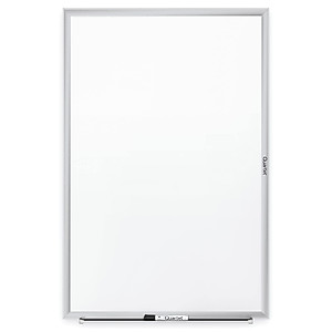 Quartet Whiteboard, Non-Magnetic Dry Erase White Board, 8' x 4', Total Erase, Silver Aluminum Frame (S538)