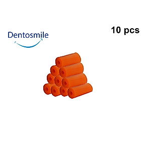 Dentosmile Chewies Seater for Invisalign Aligner Chompers Trays in Orange Colour with Carry Case