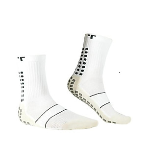 Trusox 3.0 Mid-Calf Cushioned Socks, White, Adult Medium