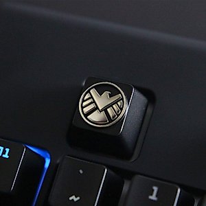 Mugen Agents of Shield Custom Themed Keycaps for Cherry MX Switches - Fits Most Mechanical Gaming Keyboards - with Keycap Puller