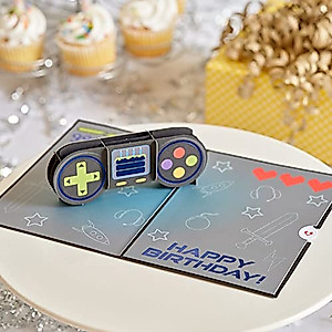 Lovepop Level Up Gamer Birthday Pop Up Card – Greeting Card for Gamer Boys – Birthday Card for Teenage Minecraft Boy 5 x 7”