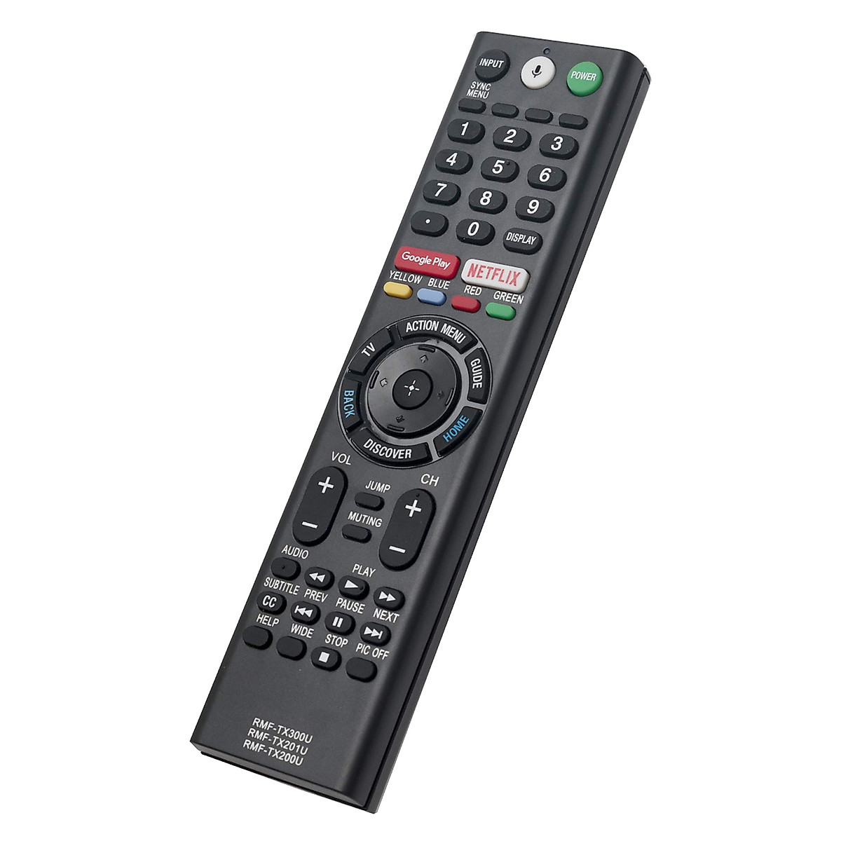 RMF-TX200U Voice Replaced Remote fit for Sony TV XBR-43X800D XBR-49X800D XBR-55X850D XBR-65X850D XBR-75X850D XBR-85X850D XBR-55X930D XBR-65X930D XBR-75X940D XBR-65Z9D XBR-75Z9D XBR-100Z9D
