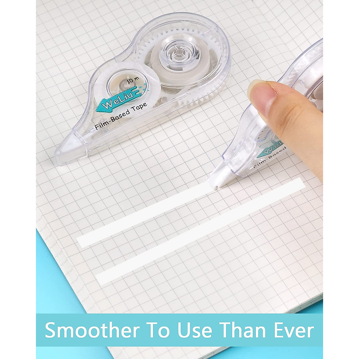 WeLiu Correction Tape,White,16 count