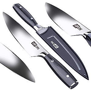 Soufull 8-inch Professional Japanese Chef Knife - High Carbon Stainless Steel Blade, Ultra-Sharp Edge, Ergonomic Handle - Perfect for Kitchen and Culinary Enthusiasts