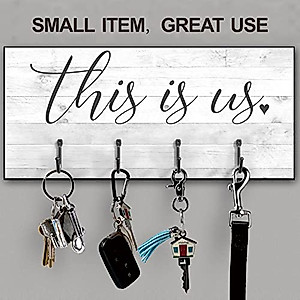 Wall Hooks for Hanging, 30pcs Black Coat Hook for Wall, Metal Hooks for Hanging, Heavy Duty Small Wall Hooks With Screws for Hanging Coats, Keys, Towel, Bags, Coffee Mug, Hat, Dog Leashes, Etc (Black)