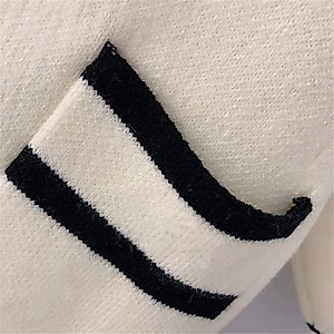 Womens Japan Cute Cardigan Sweater Kawaii JK Uniform Open Front Cardigan with Buttons Aesthetic Long Sleeve Loose Jackets