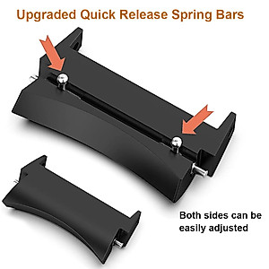 YOFUNTLE Connectors Compatible for Samsung Galaxy Watch 6 40mm 44mm/Galaxy Watch 6 Classic 43mm 47mm Smartwatch Band Adapter,Stainless Steel Band Connector Adapter Replacement for Galaxy Watch 6/5/4