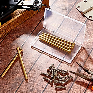 Ferraycle 6 Pack Hinge Pins for Doors 3.5 Inches Hinge Pin Oil Rubbed Bronze Door for Interior Security Replacement(Gold)