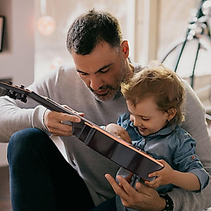 Kids Ukulele Toy Guitar 4 String,17 inch Mini Guitar Children Musical Instruments Educational Kids Ukulele for Toddler Beginners Learning Toy for Boys Girls Ages 3+