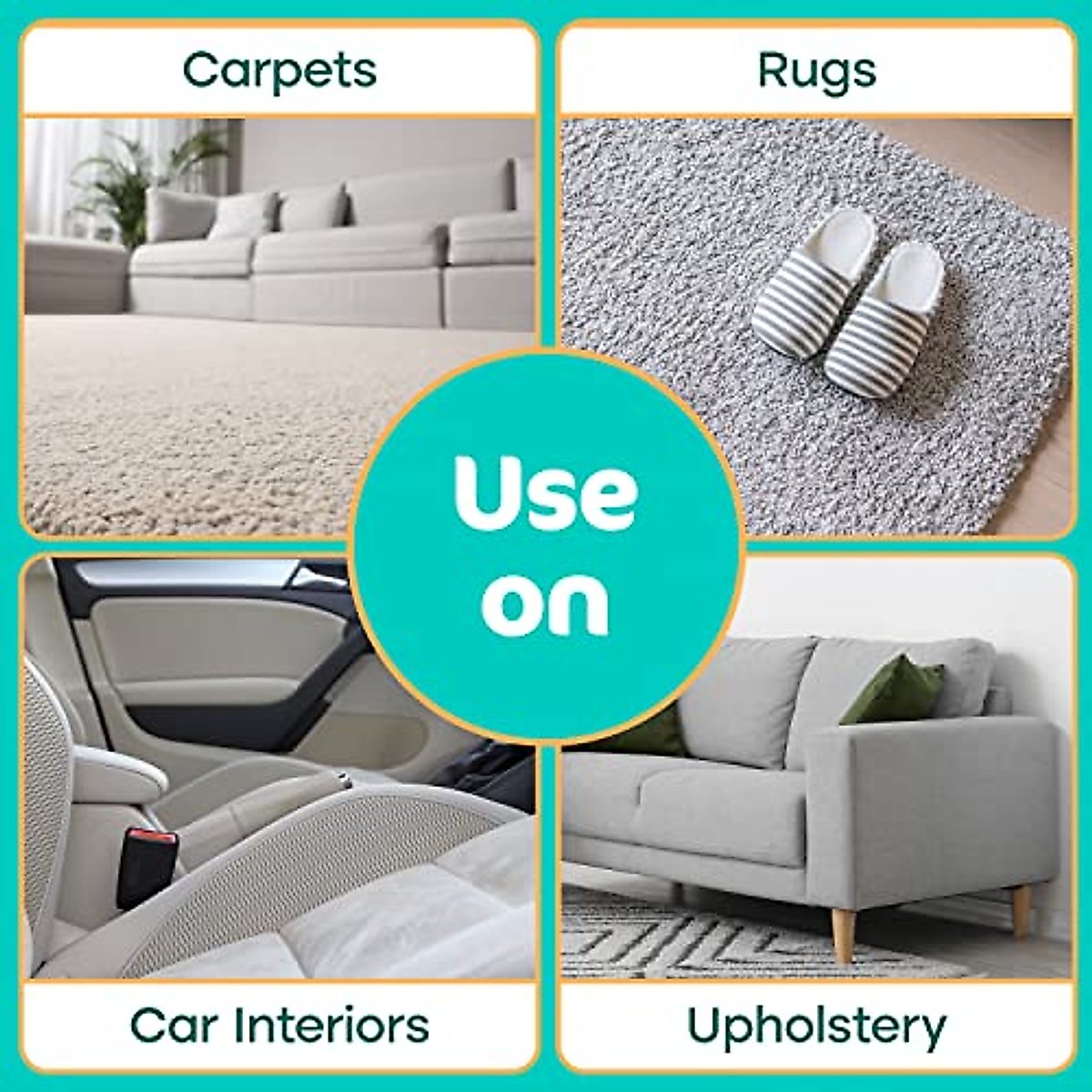 Carpet Miracle - Carpet Cleaner Shampoo Solution for Machine Use, Deep Stain Remover and Odor Deodorizing Formula, Use On Rug Car Upholstery and Carpets (32FL OZ)