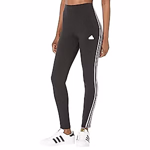 adidas Women's Future Icon Three Stripes Leggings, Black, Large