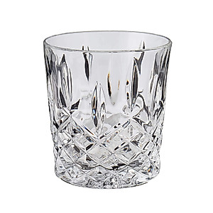 Marquis By Waterford Personalized Markham 11oz DOF Whiskey Glasses, Set of 4 Custom Engraved Crystal Rocks Glasses for Bourbon, Scotch, Rye, Cocktails on the Rocks