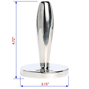 Meat Pounder Tenderizer - Solid Cast Stainless Steel Round Chicken Flattener Tool - Dishwasher Safe