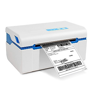 Shipping Label Printer, Micmi Commercial Direct Thermal Desktop Label Printer Support Amazon Ebay PayPal Etsy Shopify Shipstation Stamps.com Ups USPS FedEx DHL Support Windows, 4x6 inch Not for Mac