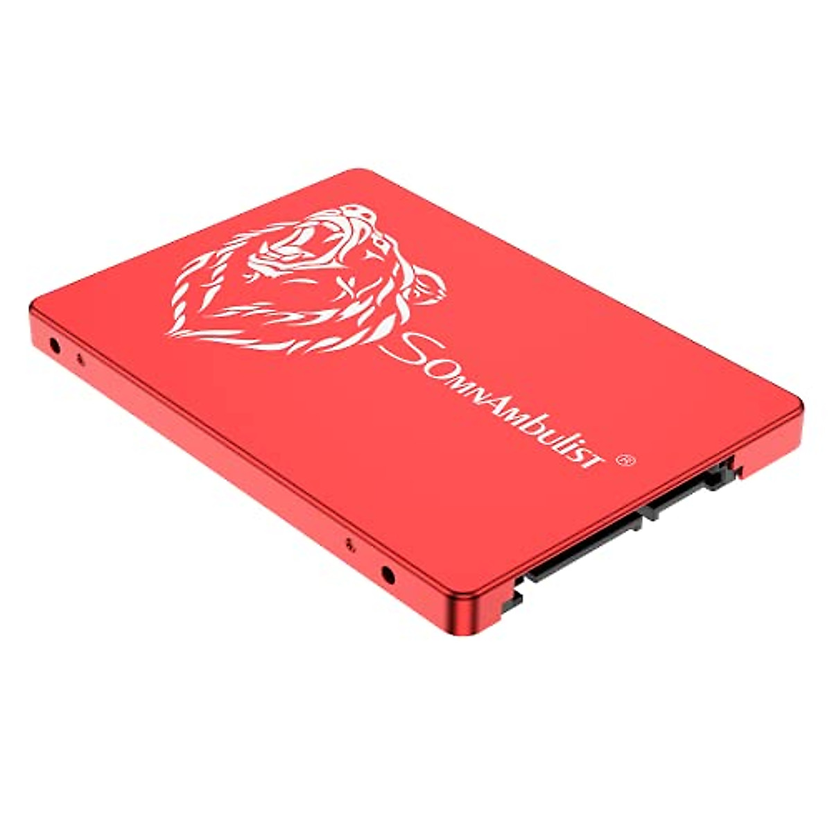 Somnambulist 2.5 Inch SATA 3 120GB 240GB 60GB SATA3 SSD Internal Hard Drive for Laptop (Red Bear-60GB)