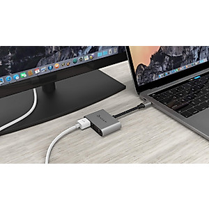 ADAM ELEMENTS CASA HUB VH1 Type-C to HDMI/VGA Converter Adapter, AAPADHUBVH1GYJ