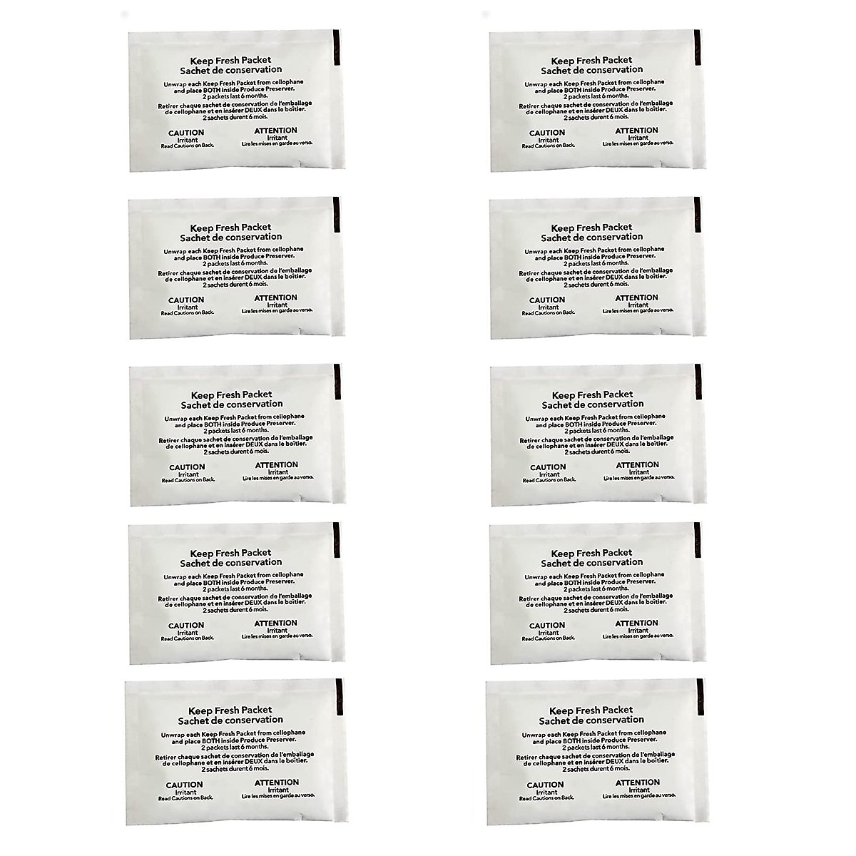 W10346771A Refrigerator Produce Preserver (10 Packets-5 Pack Included) by prime&swift Replacement for 2117689,AH350301，EA3503014,PS3503014