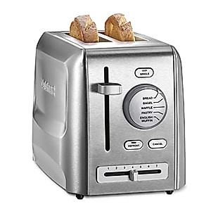 Cuisinart CPT-620 2-Slice Custom Select Toaster, Stainless Steel