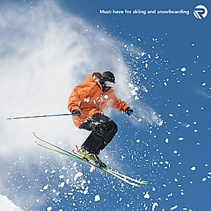 ROXUN Balaclava Ski Mask, Neck Gaiter Motorcycle Scarf, Summer Cooling UV Protector for Men/Women Black