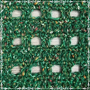 KnitPal Cotton Alpaca Tweed, 3 DK, Light Worsted Yarn Pack of 4 (588yds/200g), Super Soft Fluffy Multicolor Blend for Knitting and Crocheting Hats, Shawls, Garments, Blankets (Emerald Green)