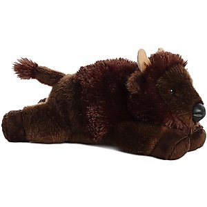 Aurora® Adorable Mini Flopsie™ Plains™ Stuffed Animal - Playful Ease - Timeless Companions - Brown 8 Inches