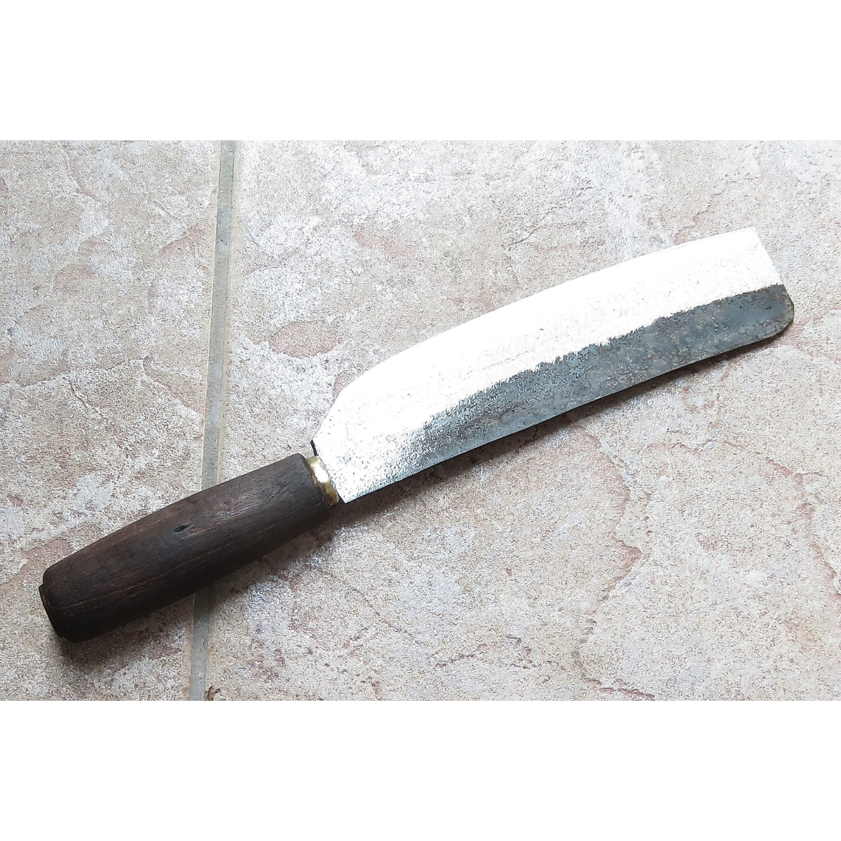 Crude - Premium Japanese Nakiri Chef Knife, 8 inch, Carbon Steel, SHARP !