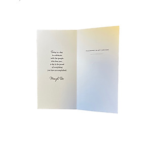 Multicolor Religious Jewish Bar Mitzvah Boy Paper Greeting Card (Comes with envelope-1 Card)