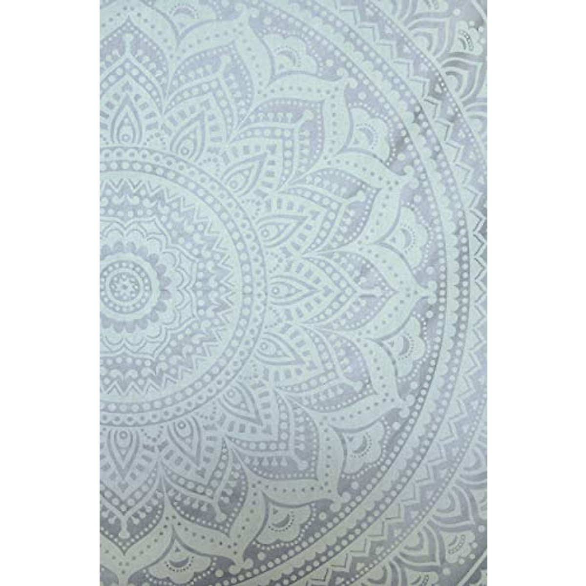 Popular Handicrafts Tapestry Queen Silver Ombre Mandala Hippie Wall Hanging Bohemian Bedspread With Extra Metallic Shine tapestries 84x90 Inches