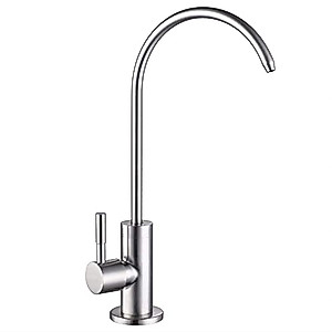 Drinking Water Filter Faucet Stainless Steel Brushed Nickel Kitchen Bar Sink，Lead-Free Modern Water Filter Faucet