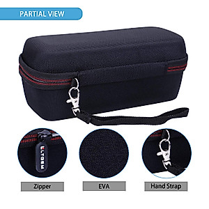 LTGEM EVA Hard Case Compatible with JBL FLIP 6 FLIP 5 Waterproof Portable Speaker - Travel Protective Carrying Storage Bag （Red ）