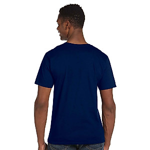 Gildan Men's Softstyle Preshrunk V-Neck T-Shirt, Black, XXX-Large