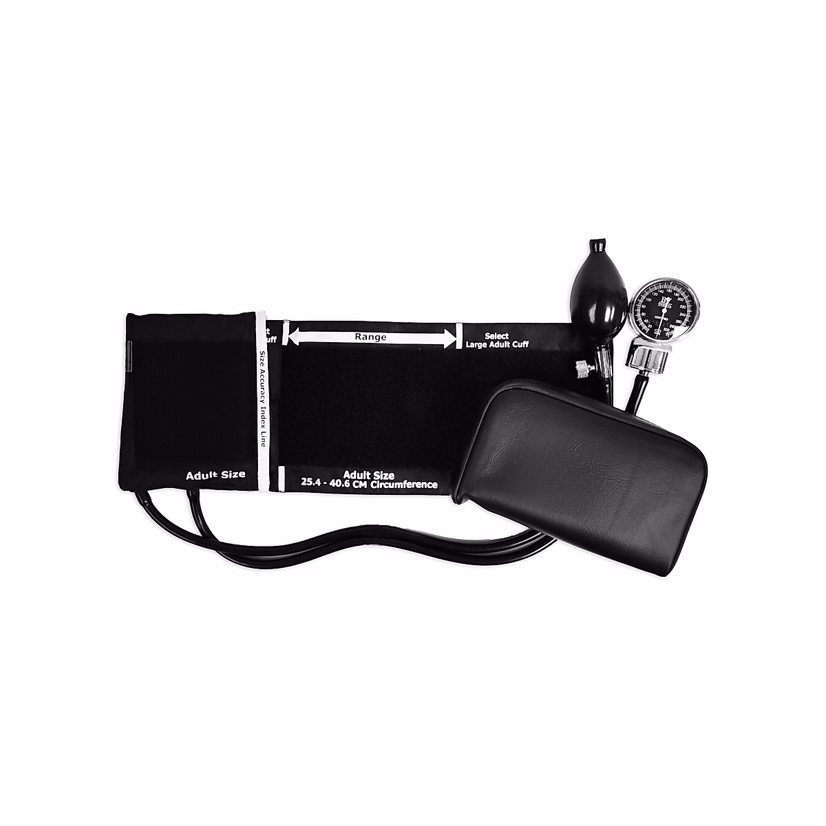 BV Medical Optimum Adult Aneroid Sphygmomanometer (10 to 16 inches) Manual Blood Pressure