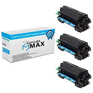 SuppliesMAX Compatible Replacement for Ricoh IM-350F Toner Cartridge (3/PK-14000 Page Yield) (Type IM-350) (418133_3PK)