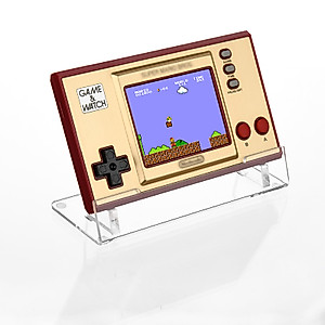 CaSZLUTION Clear Acrylic Stand Compatible with Nintendo New Game & Watch Handheld Portable Game Console Holder Display Stand