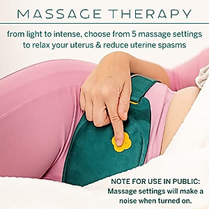 Pixie Period Heating Pad for Cramps - Best Portable Pain Relief Device with Heat On The Market - Hours of Menstrual Pain Relief - Wear The Belt Discreetly & Comfortably While You Work Any Job