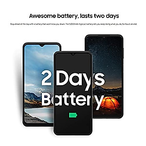 SAMSUNG Galaxy A13 4G (128GB, 4GB) 6.6" Full HD, Android 12, 50MP Quad Camera, Dual SIM Volte GSM Factory Unlocked (US + Global) International Model A135M/DS (w/Extra Fast Adapter, Black)