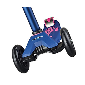 Micro Kickboard - Maxi Deluxe 3-Wheeled, Lean-to-Steer, Swiss-Designed Micro Scooter for Kids, Ages 5-12 - Indigo