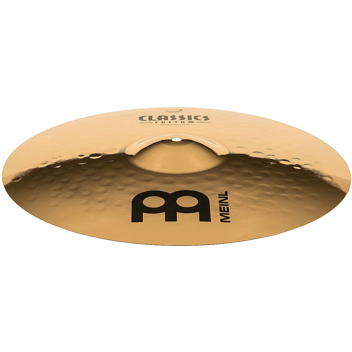 Meinl 18" Medium Crash Cymbal - Classics Custom Brilliant - Made in Germany, 2-YEAR WARRANTY (CC18MC-B)