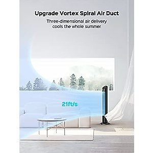 ZICOOLER 30" Tower Fan, Large Airflow 70° Oscillating Fan with Remote, 32dB Quiet Fan with 3 Modes, 7.5H Timer, 3 Speeds, Cooling Fan for Bedroom, Home, Office