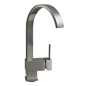 Dyconn Hudson FL003-A8BN 12-1/2-Inch Contemporary Modern Bath, Vanity, Bar Faucet (Brushed Nickel)