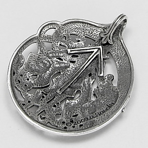 Dryad Design Norse Pagan God Tyr Pendant 1.5" - Sterling Silver Viking God Jewelry Gift for Men & Women