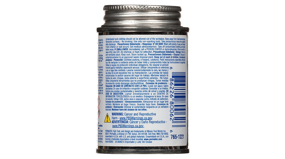 Permatex High Tack Gasket Sealant - Fast-Drying & High Temp Resistance