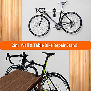 MatyKit Multifunctional Bicycle Repair Stand Bench Mount Bike Repair Stand Mountain Bike Accessories Wall Mount Bike Repair Stand Bike Work Stand Bike Service Repair Stand