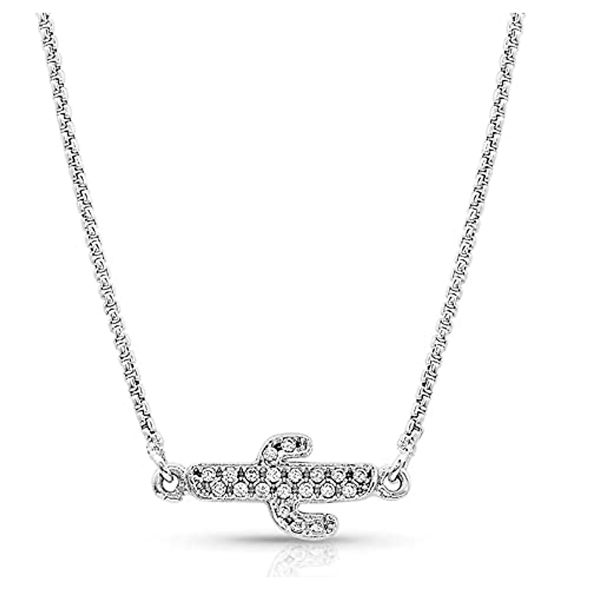 Montana Silversmiths Cactus Pendant Southwest Inspired Necklace (Two Sides to Every Cactus)