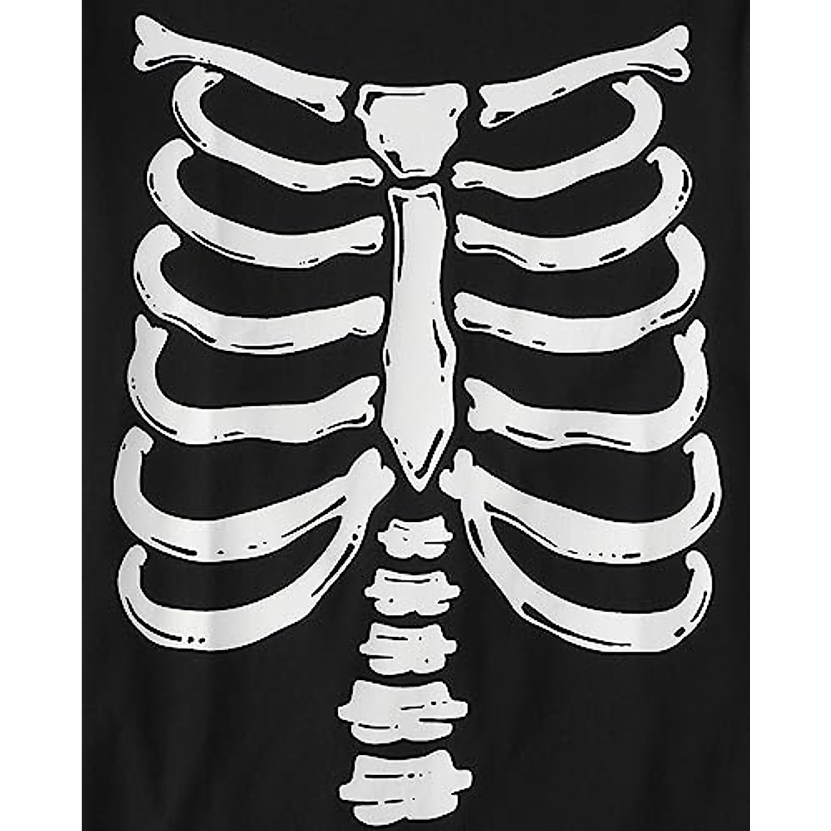 The Children's Place Boys All Holidays Long Sleeve Graphic T-Shirts Halloween Skeleton Glow Medium