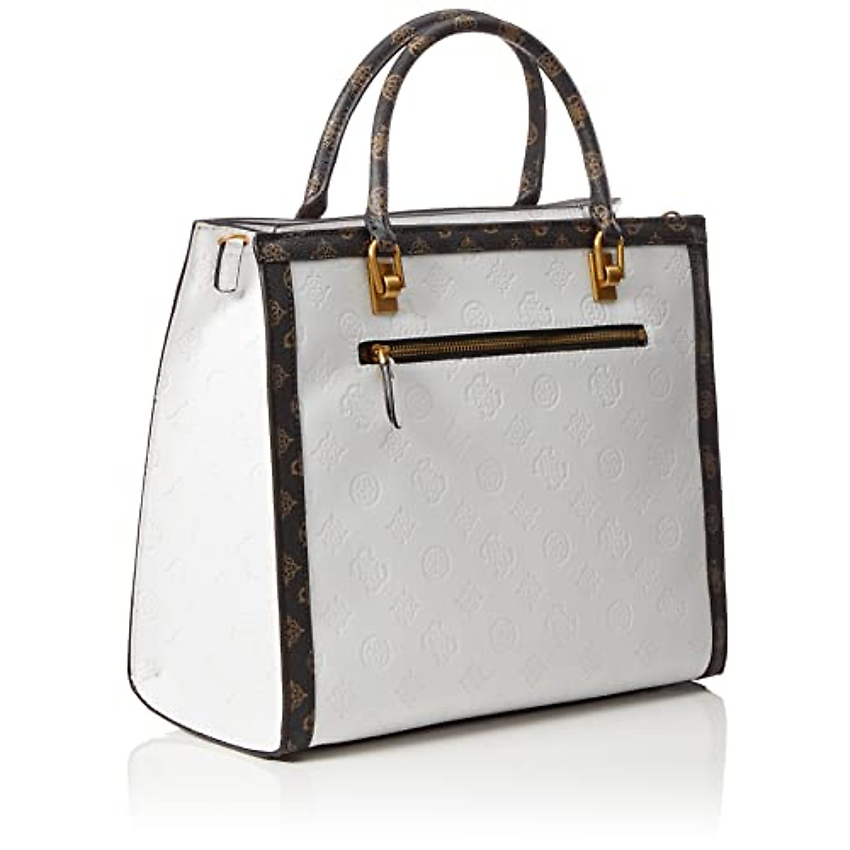 Guess ABEY PB855823 shopper bag white logo, White