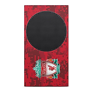 Head Case Designs Officially Licensed Liverpool Football Club Crest Red Camouflage Art Vinyl Sticker Gaming Skin Decal Cover Compatible With Xbox Series S Console and Controller Bundle
