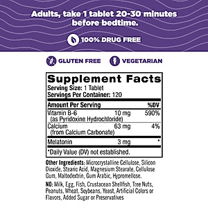 Natrol Melatonin Tablets- 3mg, 120 Count